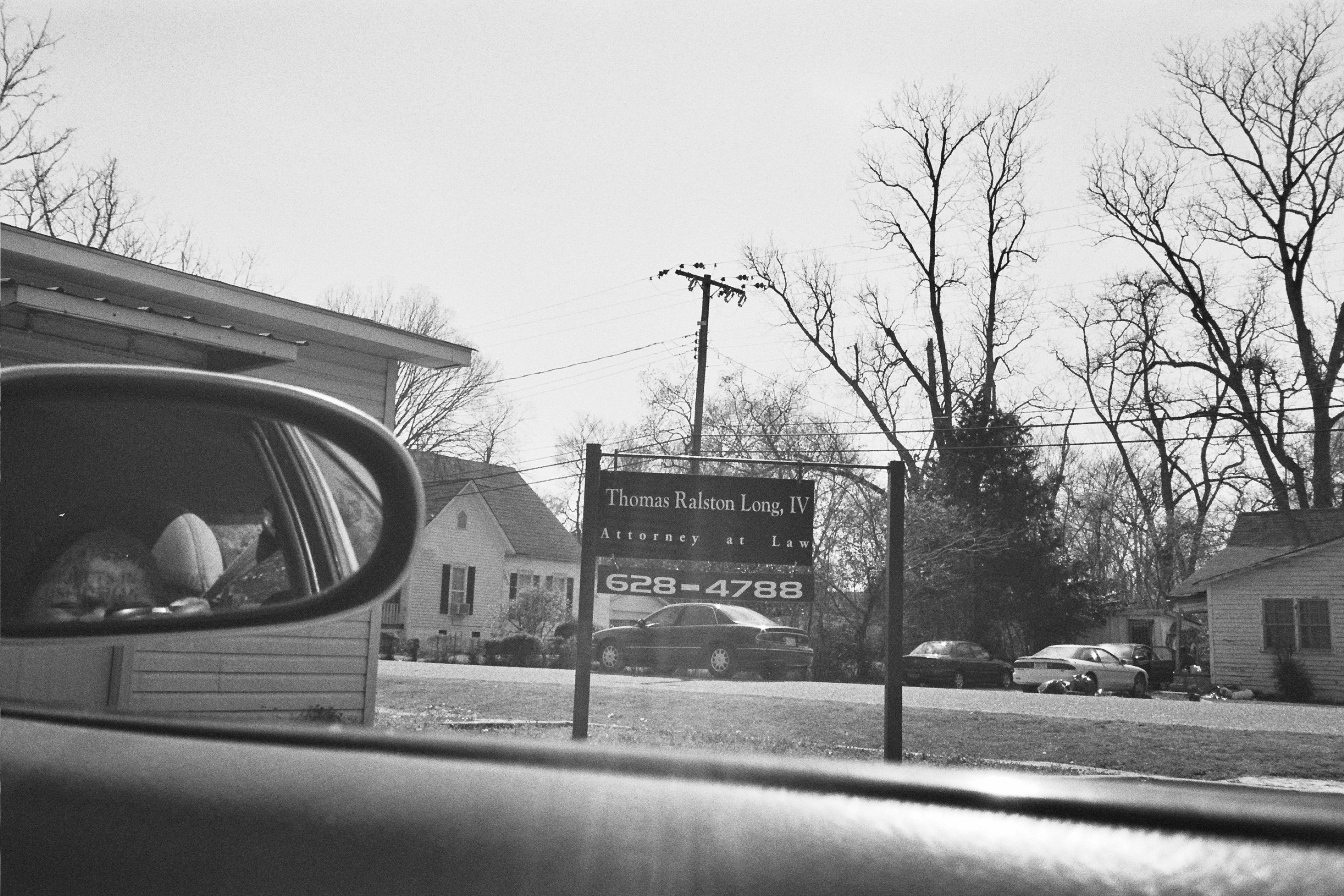 Sign for Thomas Ralston Long, IV Attorney at Law · Black Belt 100 Lenses